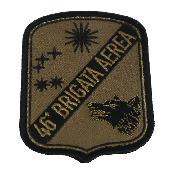 Patch 46a Brigata Aerea aeronautica Militare velcrata| La Bottega del Dido.