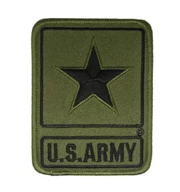 US Army Green Rectangular Logo Patch| La Bottega del Dido.